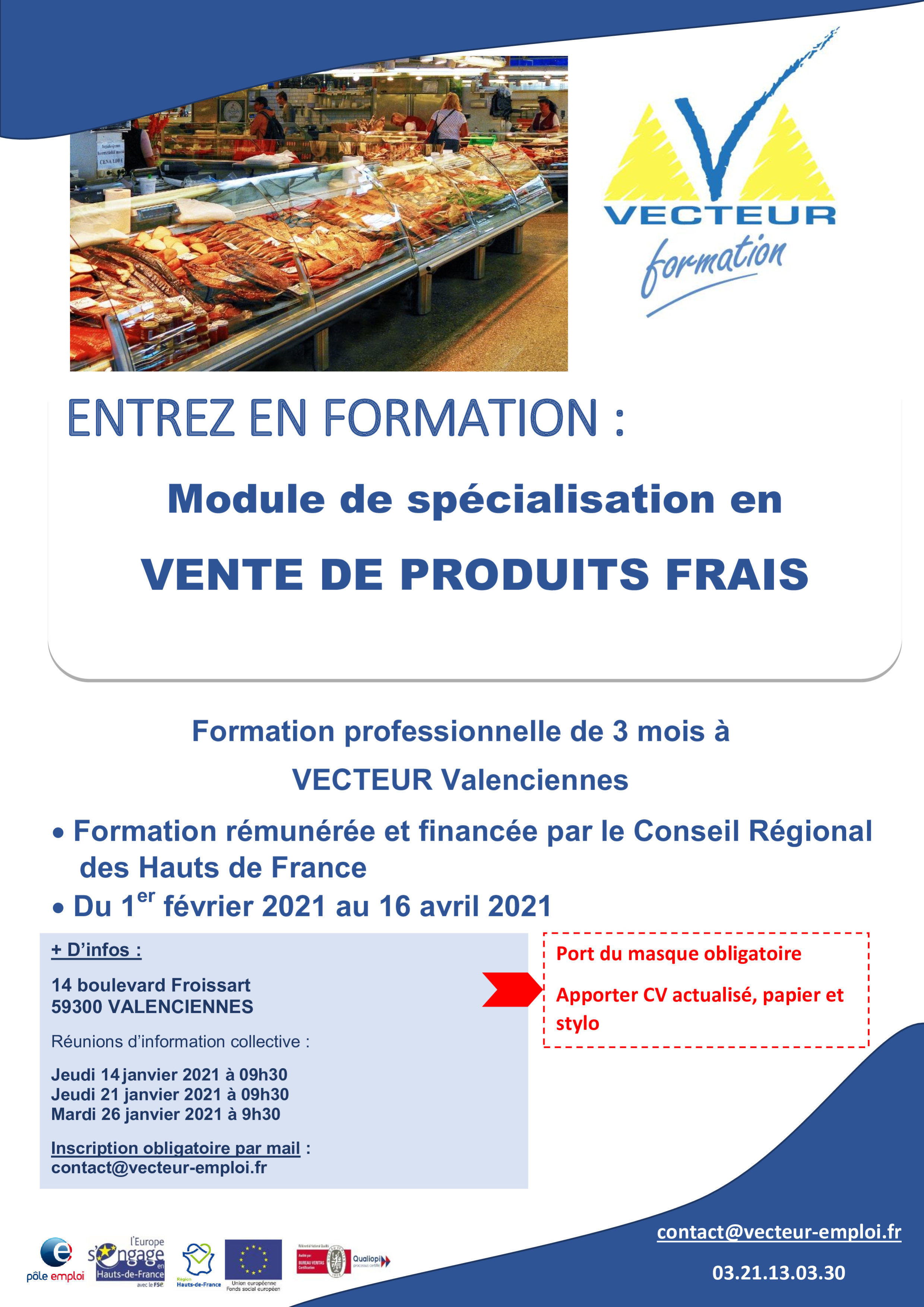 ms vente produits frais – VECTEUR FORMATION